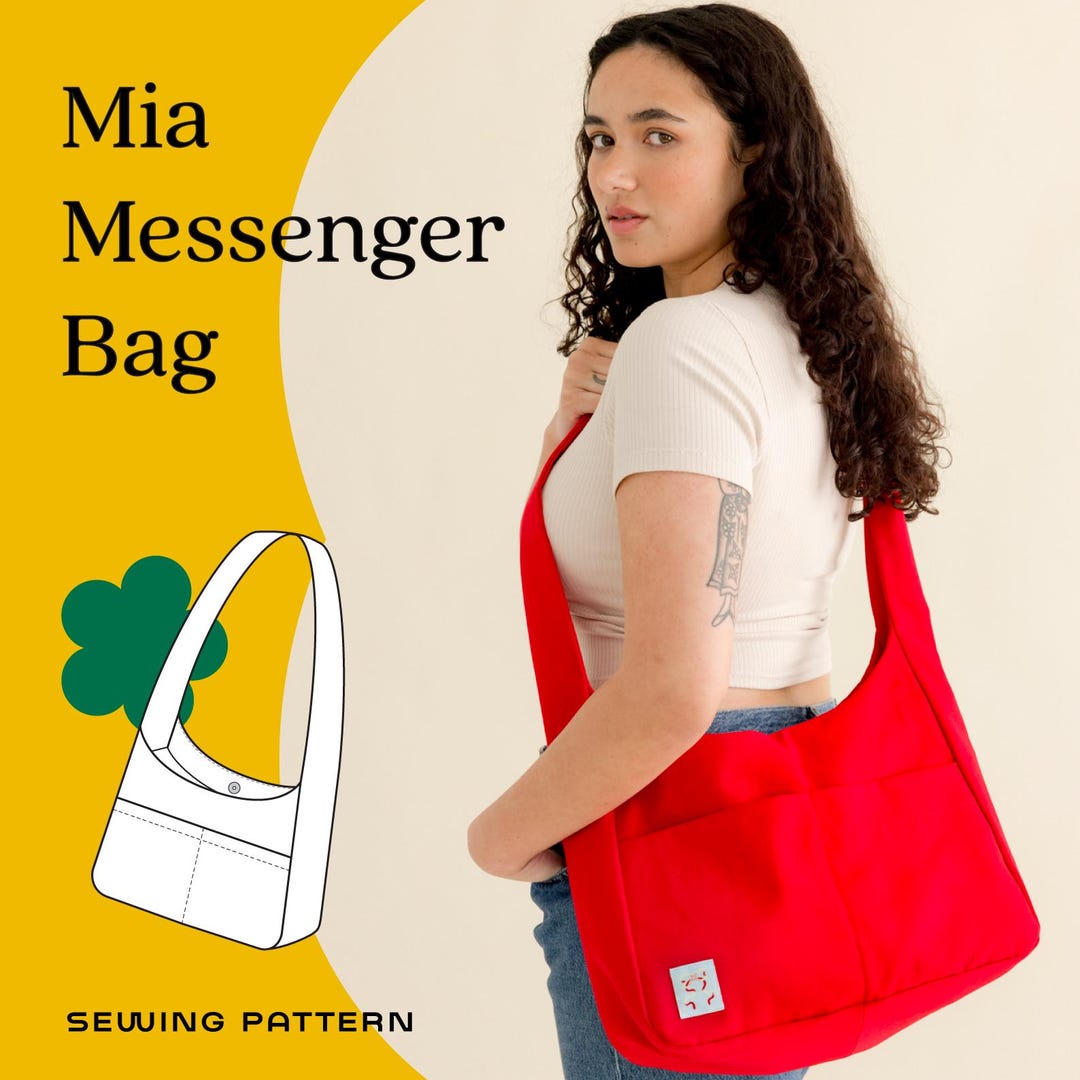 Mia Messenger Bag PDF Download | Digital Sewing Pattern | Instant ...