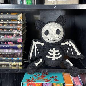 Skeleton Bat Crochet Amigurumi - Etsy