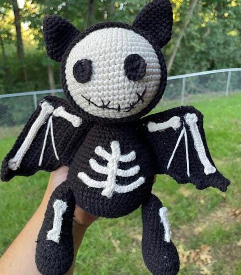 Skeleton Bat Crochet Amigurumi - Etsy
