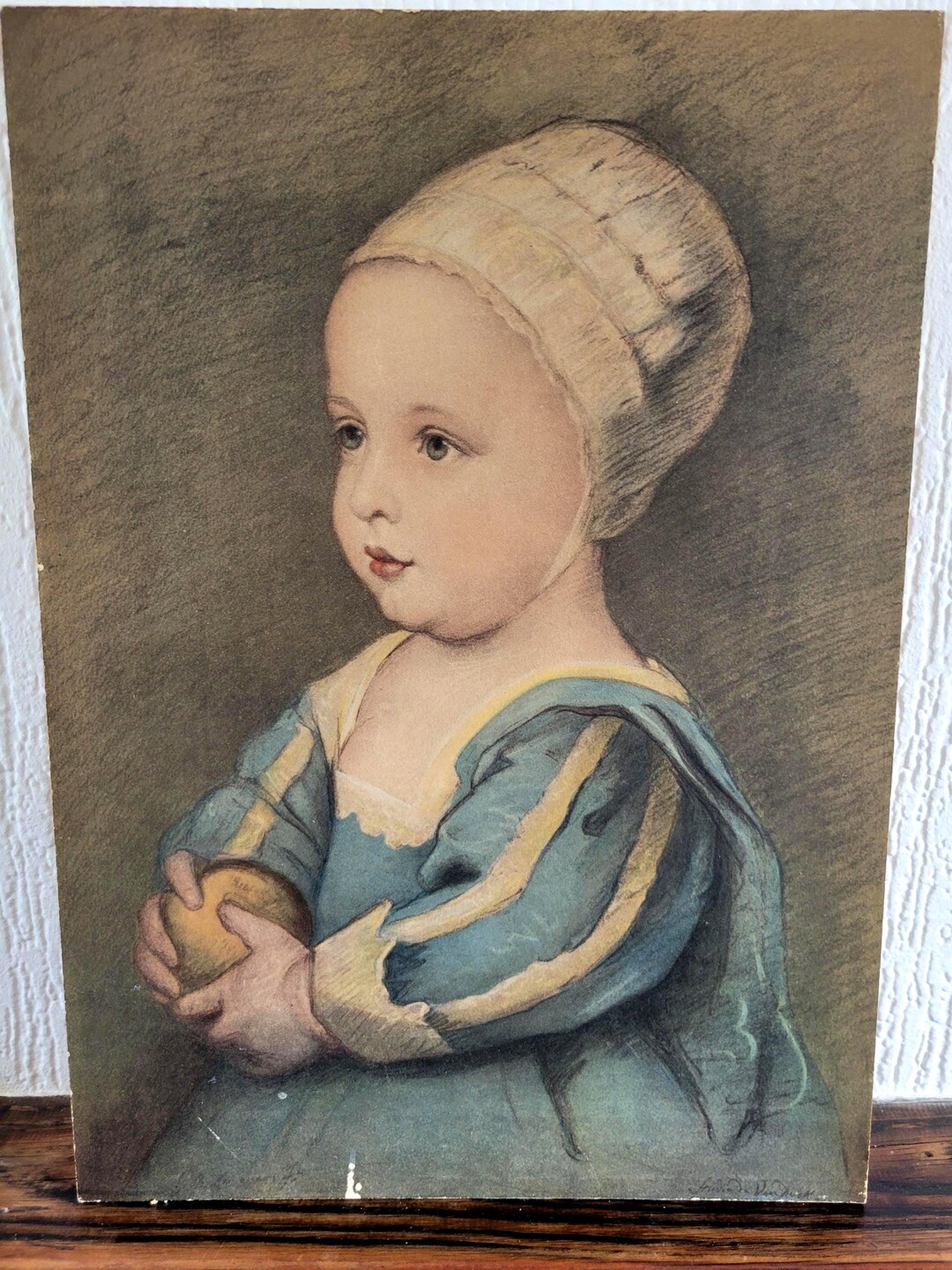 Baby Stuart Portrait Print, James II of England - Reproduction, 19th ...