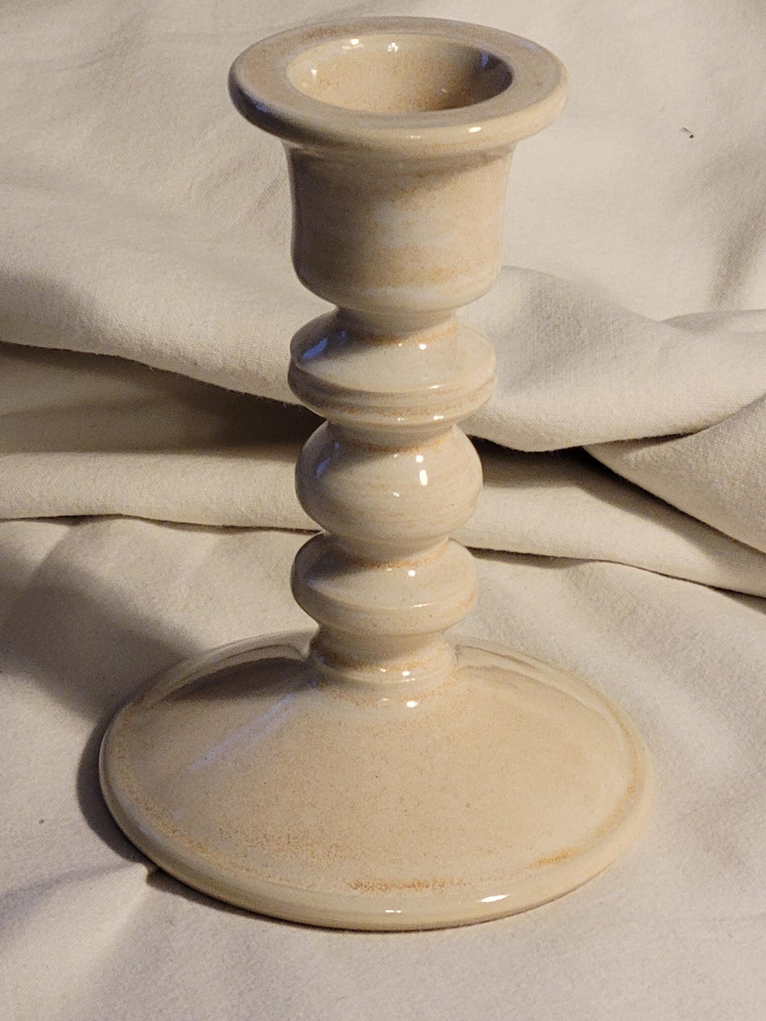 Scottish Candlestick Hand Crafted Studio Pottery Stamped Orkney ...