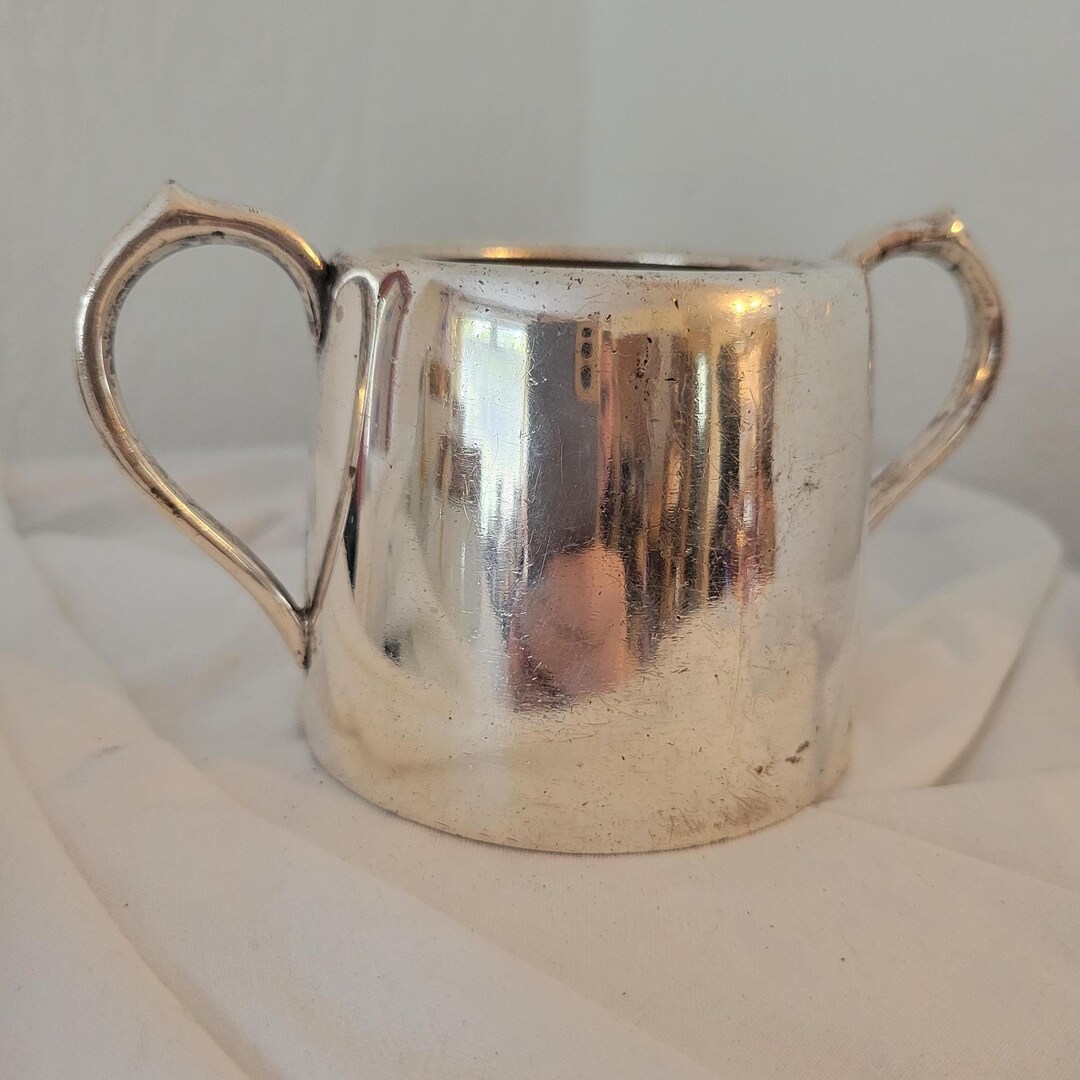 Vintage EPBM Sheffield Silver‑plated Twin‑handled Sugar Bowl – Signed ...