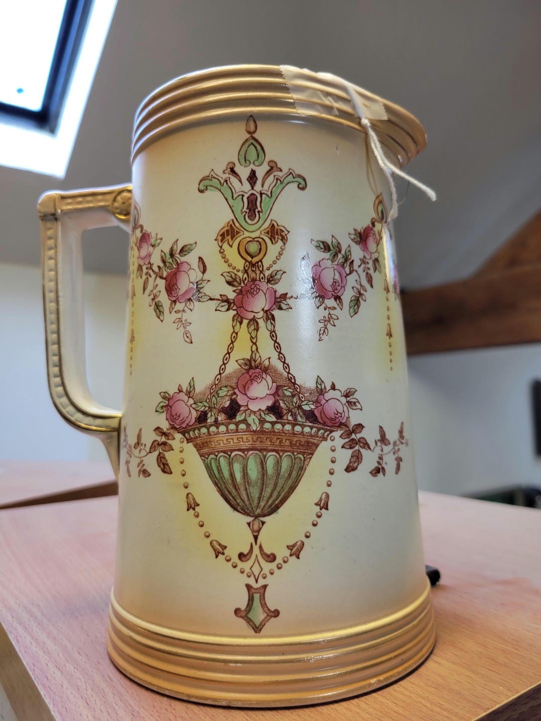 Crown Devon Blushware Pitcher - Etsy