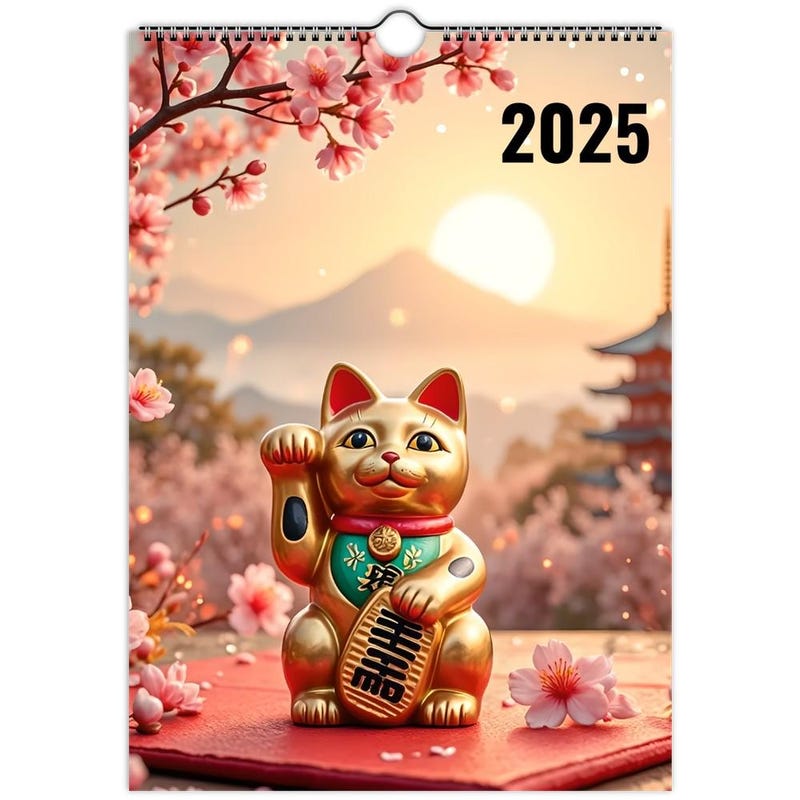 Japan 2025 Luck Calendar - Etsy
