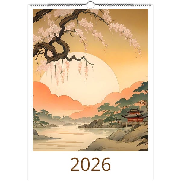 Sakura Calendar - Etsy UK