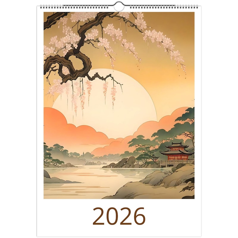 Sakura Calendar - Etsy UK