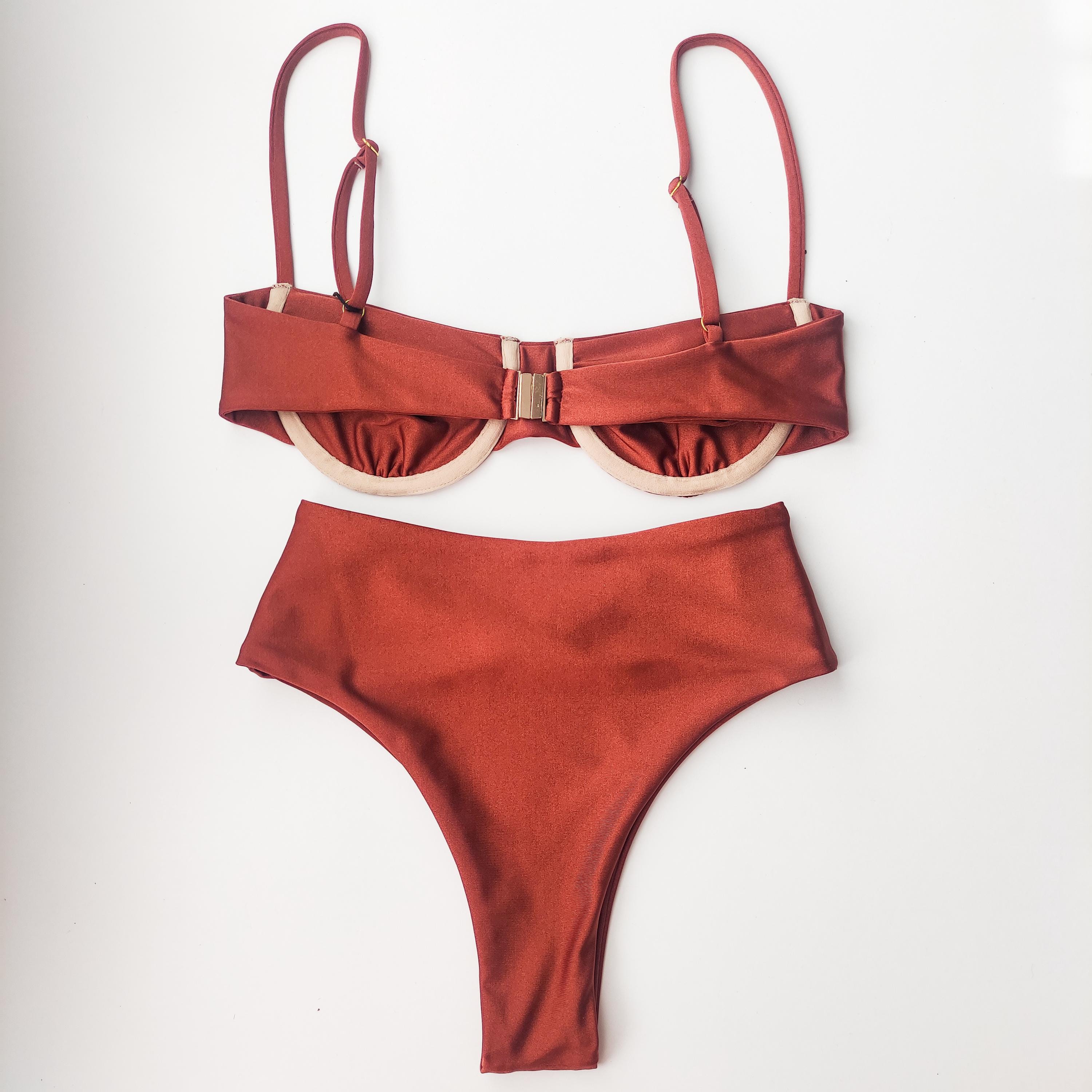 70s Bikini Vintage Retro Bikini Hotpants 2 Piece Bikini Womens Bikini ...