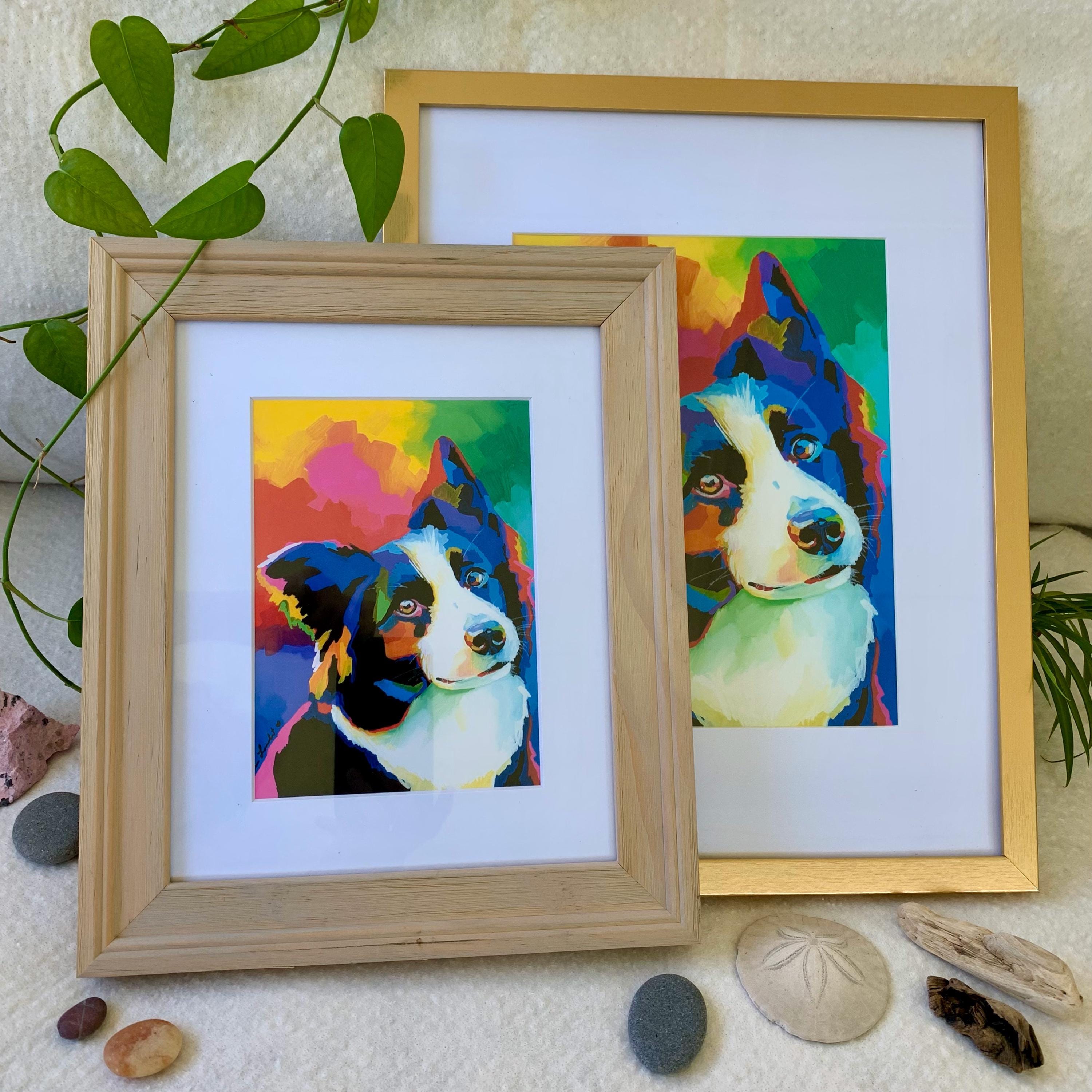 Chocolate Lab Art Print - Etsy