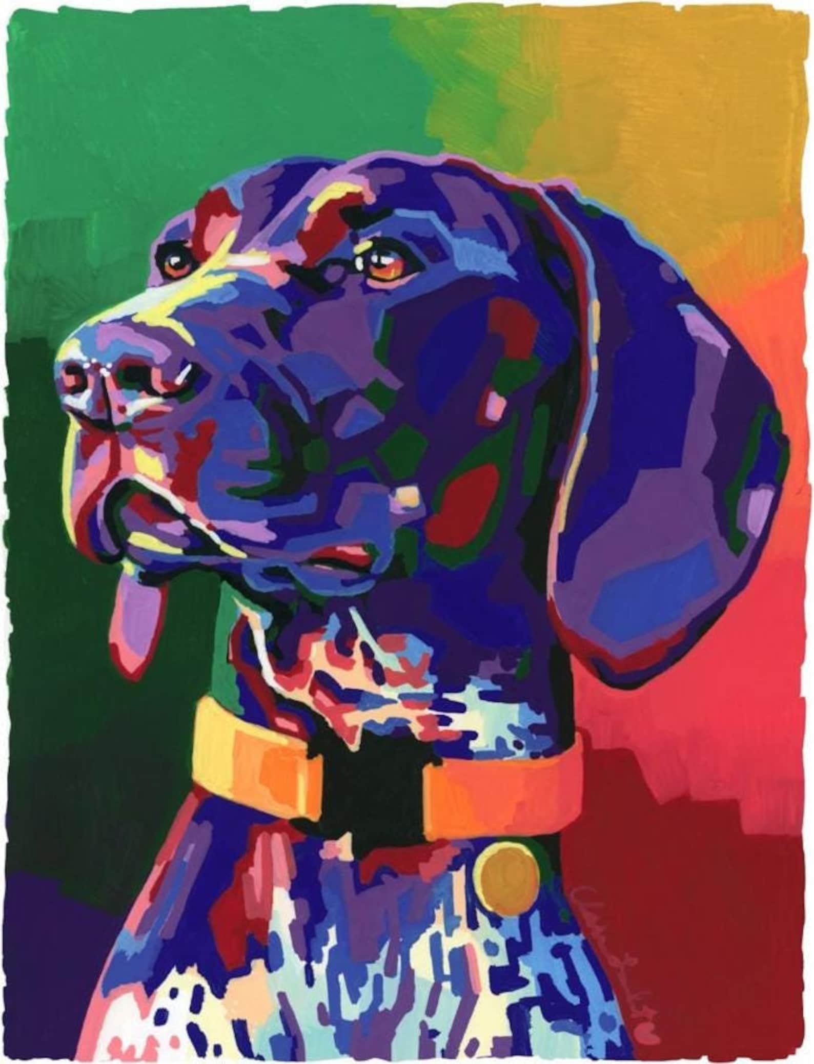 German Shorthair Pointer Art Print - Etsy