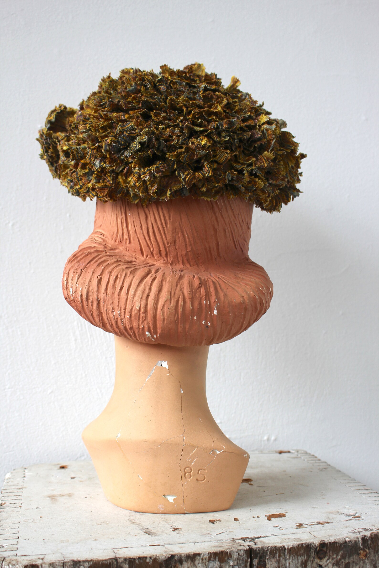 Vintage 1950s Hat / 50s Moss Hat / 3d Fluff Hat / Cap Hat / - Etsy