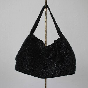 1940s Vintage Beaded Handbag / 40s Jet Black Evening Bag / 40s - Etsy