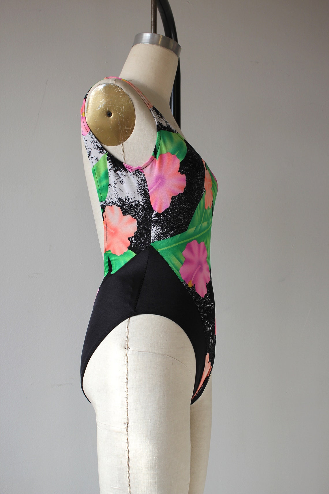 Vintage 1980s Swimsuit / 80s One Piece Bathing Suit / 80s - Etsy