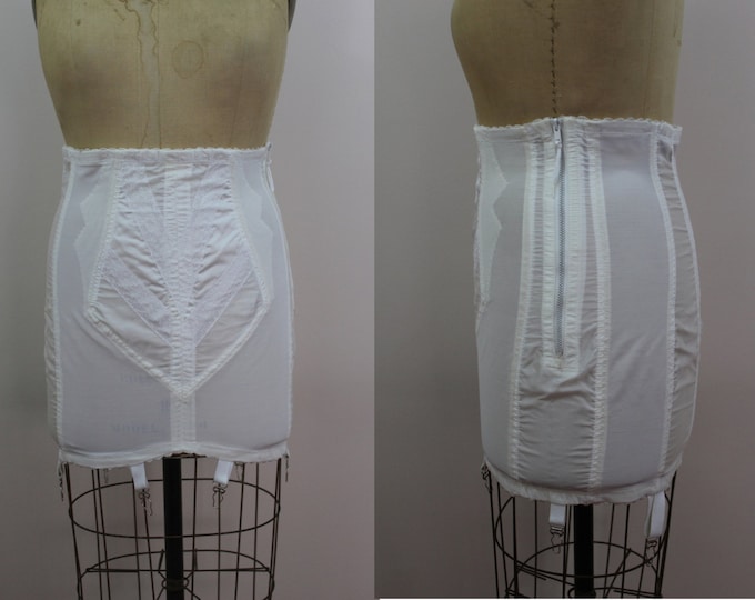 Vintage 50s Girdle / 50s Plus Size Girdle / 50s Girdle Rago of New York ...