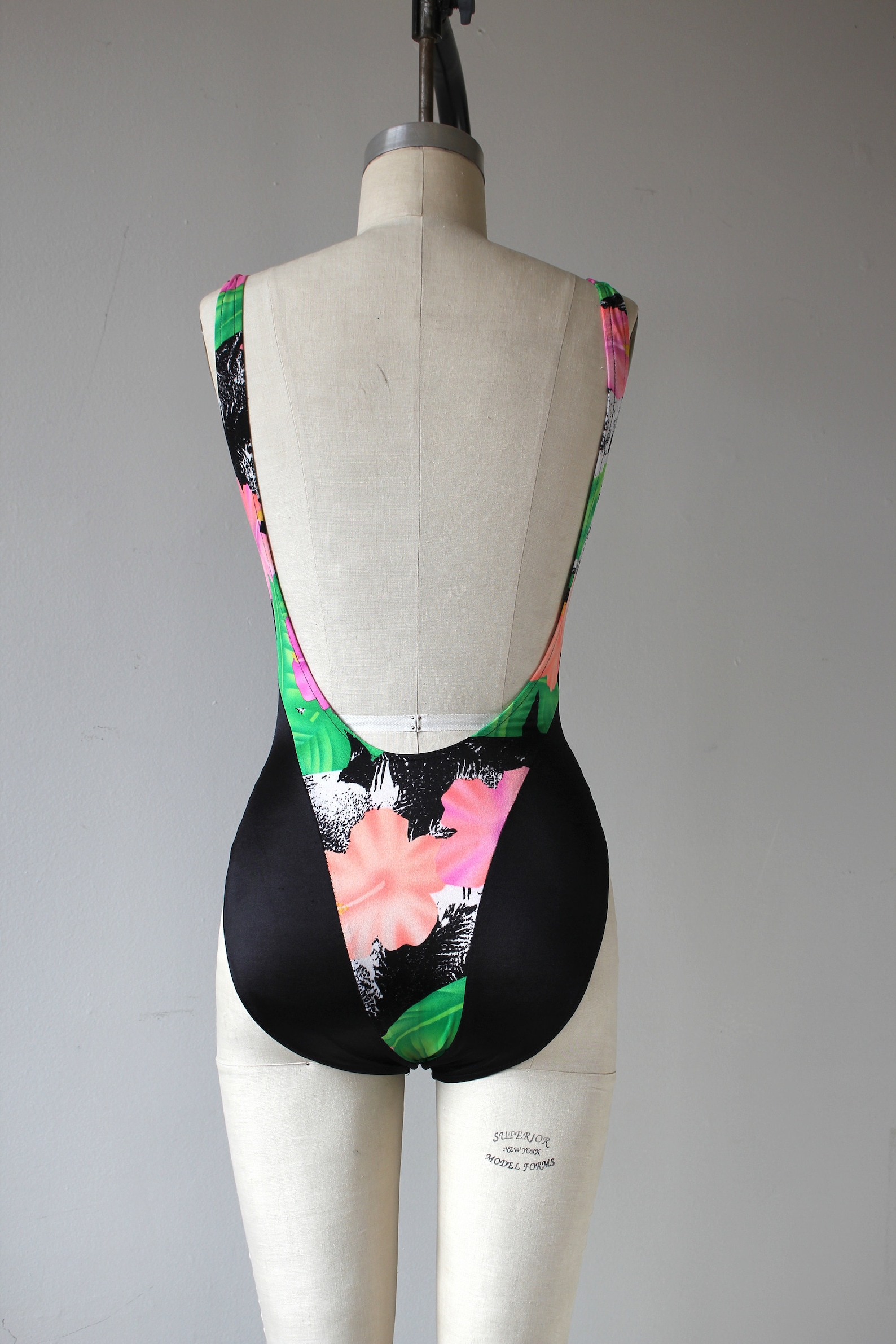 Vintage 1980s swimsuit / 80s one piece bathing suit / 80s | Etsy