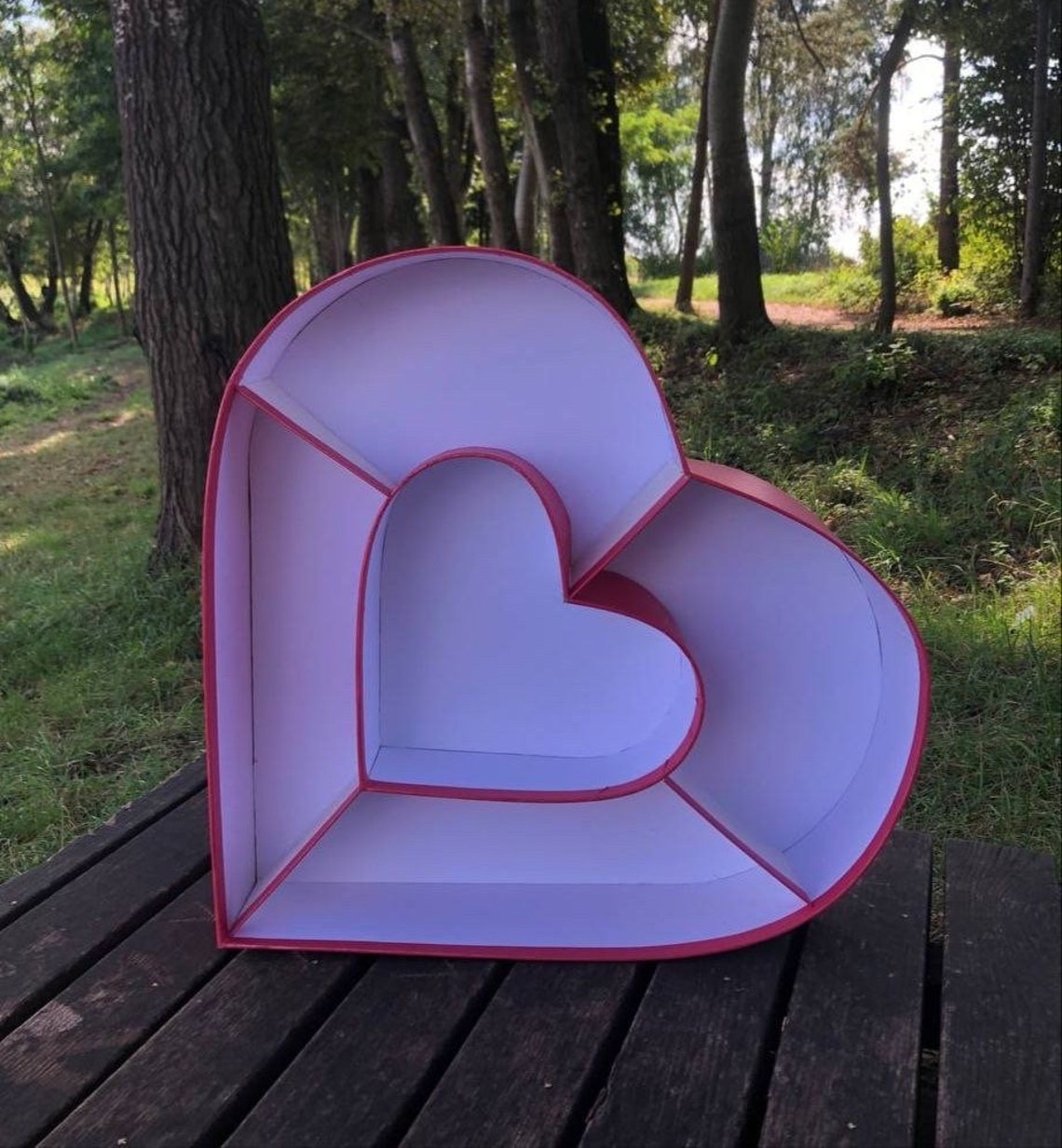 Big Box Gift Present Heart - Etsy