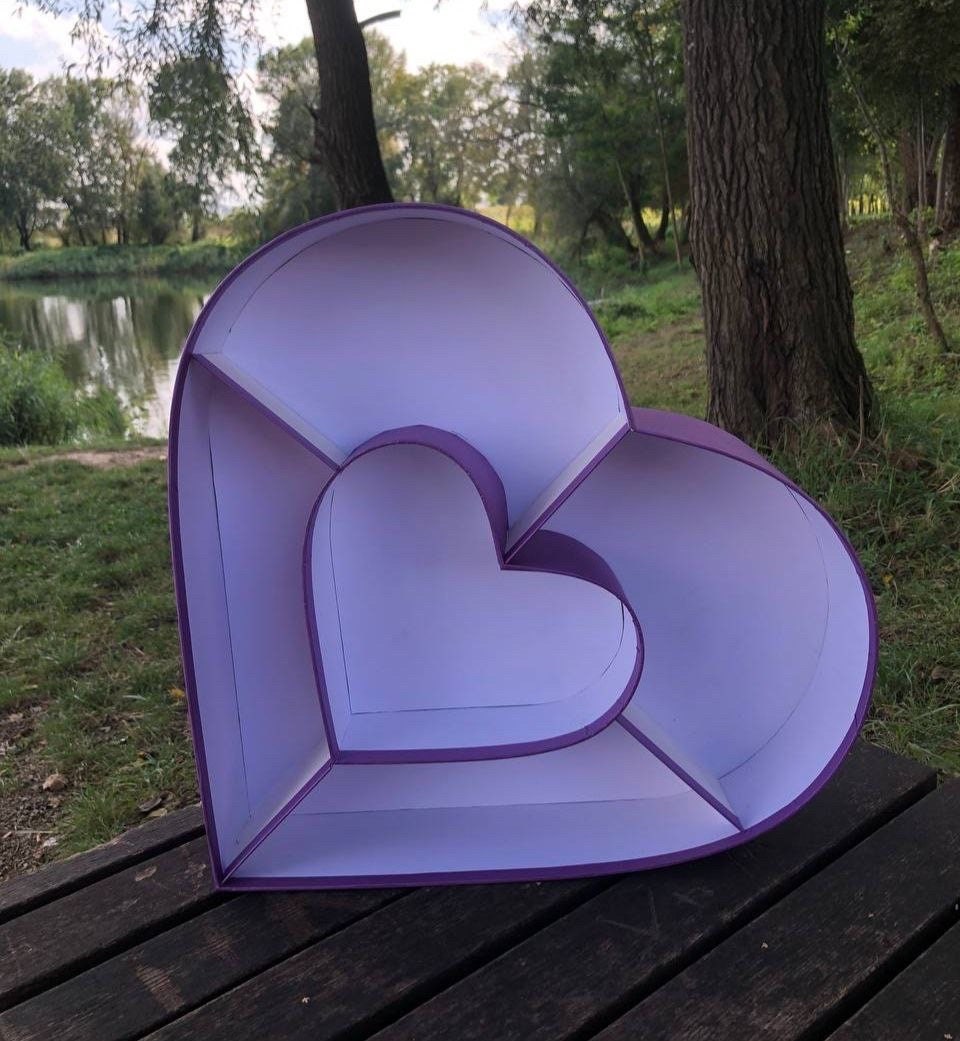 Big Box Gift Present Heart - Etsy
