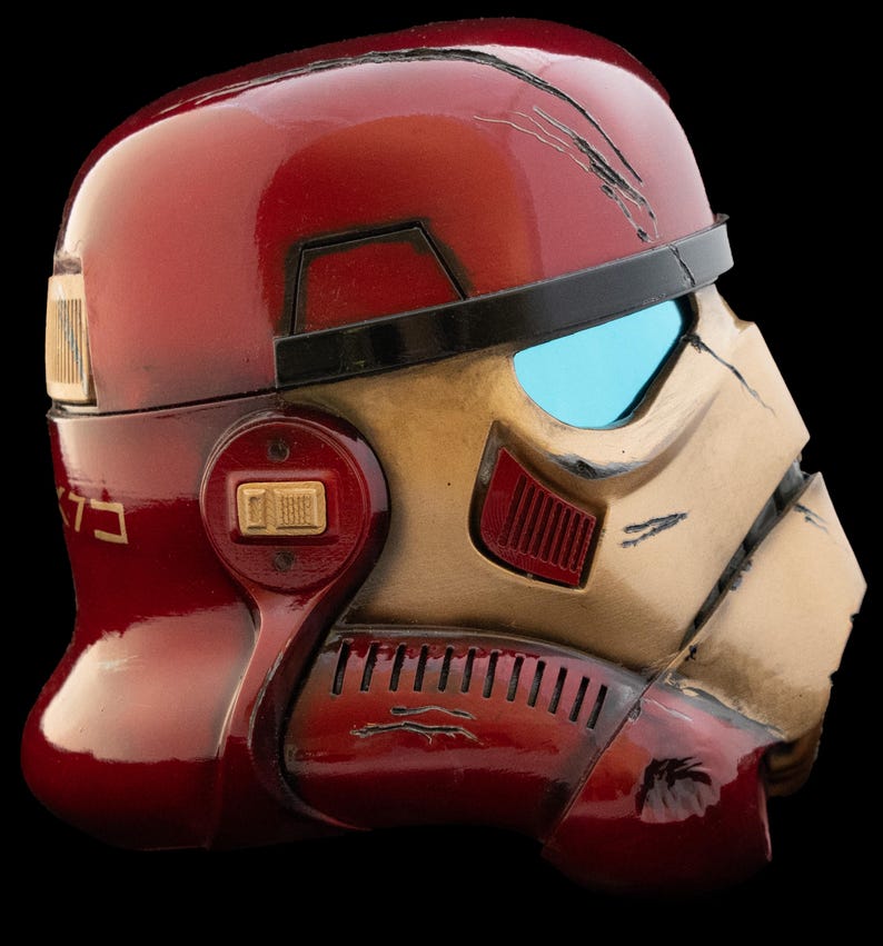 Iron Trooper Helmet – Battle-damaged Iron Man / Stormtrooper Cosplay ...