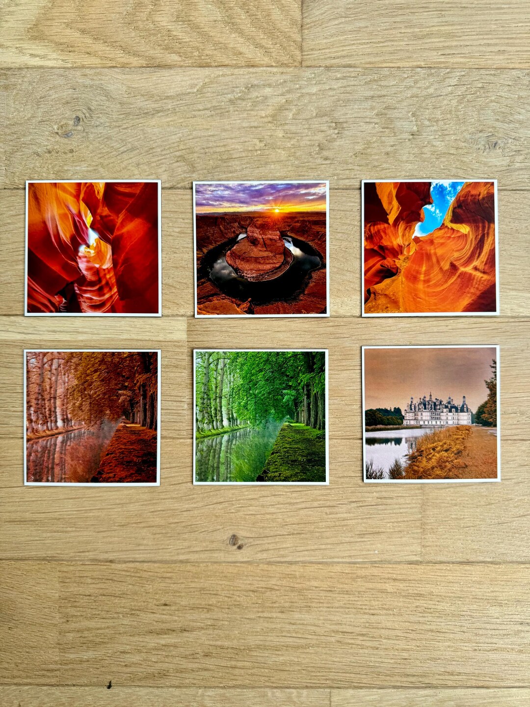 Landscape Magnets: Size 7.5cm X 7.5cm Set of 3 to Choose From the 6 ...