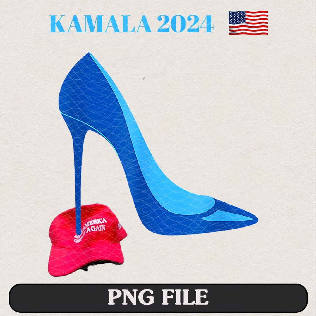 Shoes on Ladies Png, Harris Walz Campaign Png, Heels Stepping on Red ...