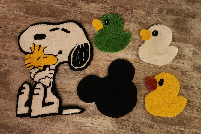 Tufted Duck Rug - Etsy