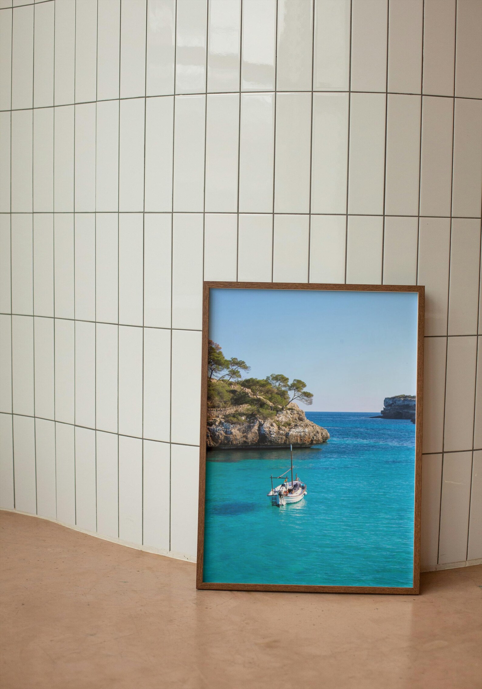 Mediterranean Mallorca Cove Print | Spanish Coast Photography | Blue ...