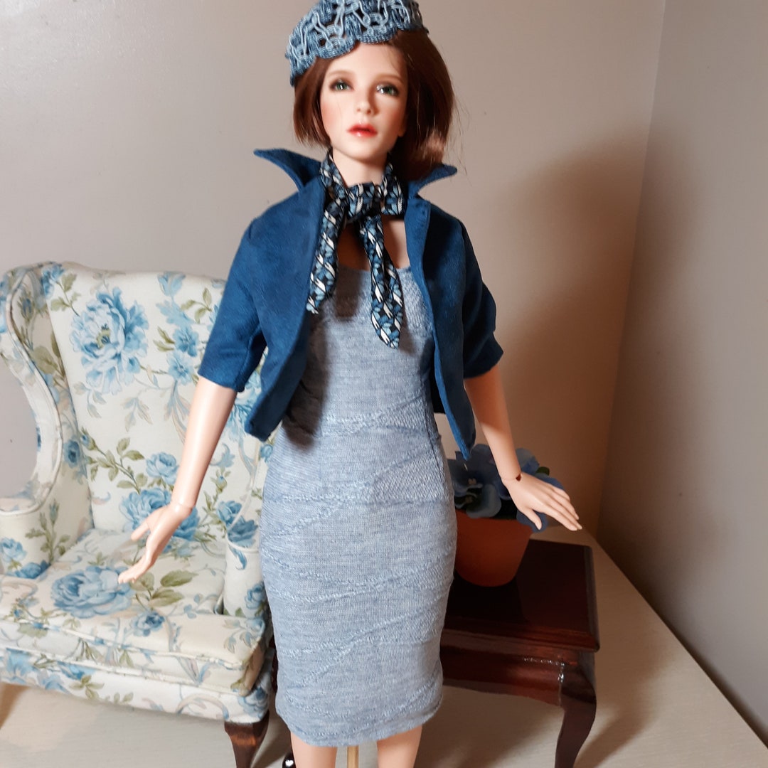FID BJD Girl - Blues, No Denim- Four Blue Pieces to Mix and Match - Etsy