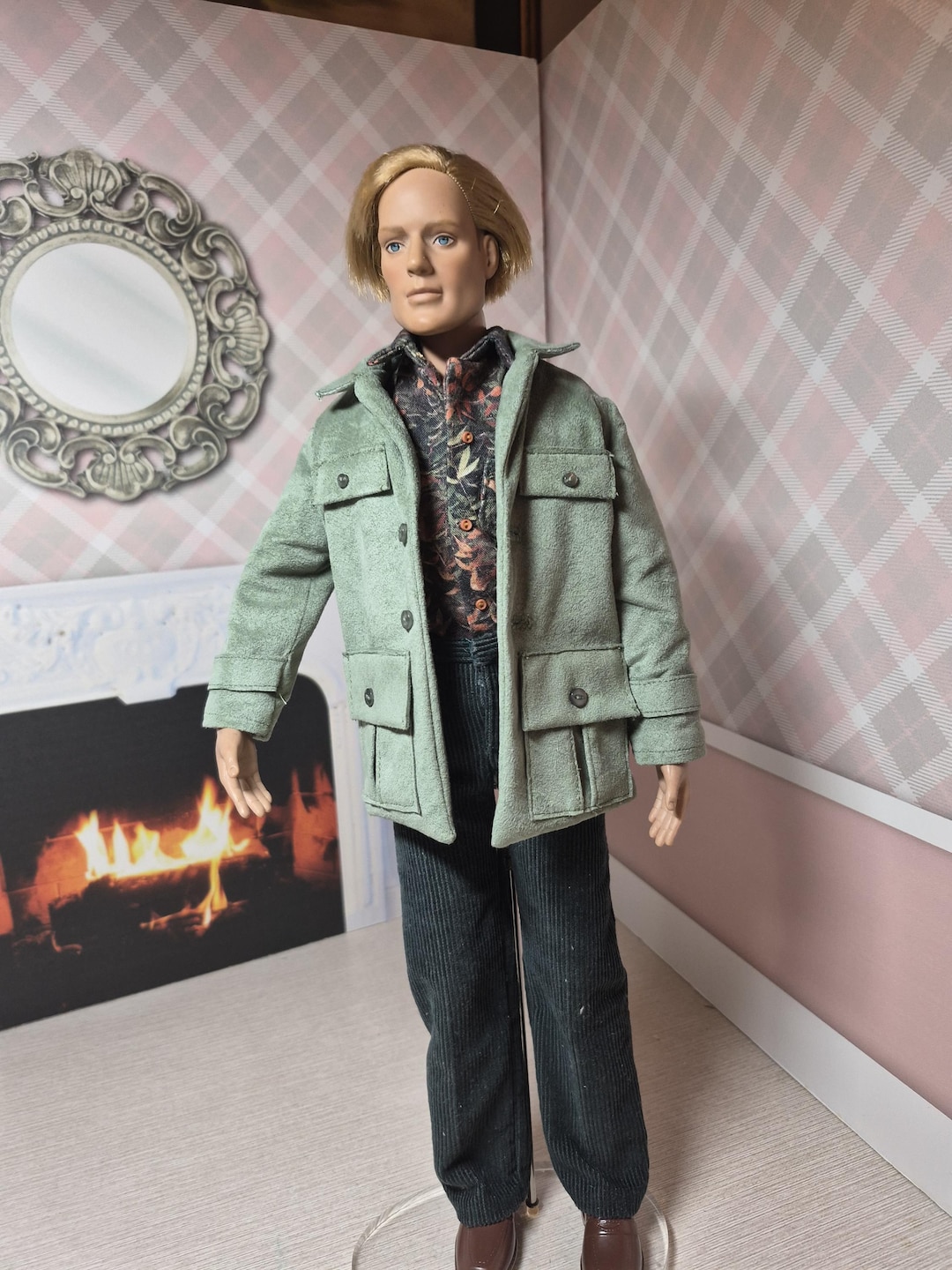 3 Piece Ensemble in Subtle Shades of Green for Tonner Matt or Kinsman ...