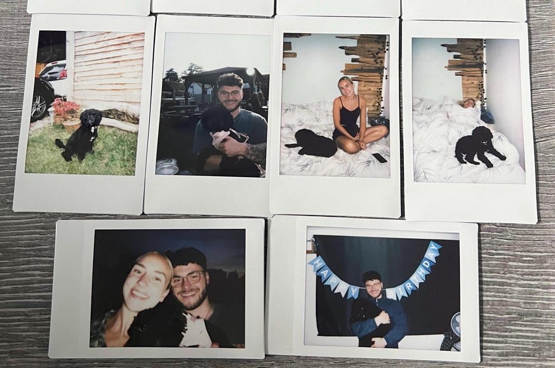 BORDERLESS Custom Polaroid Prints Personalised Instax Mini Prints ...