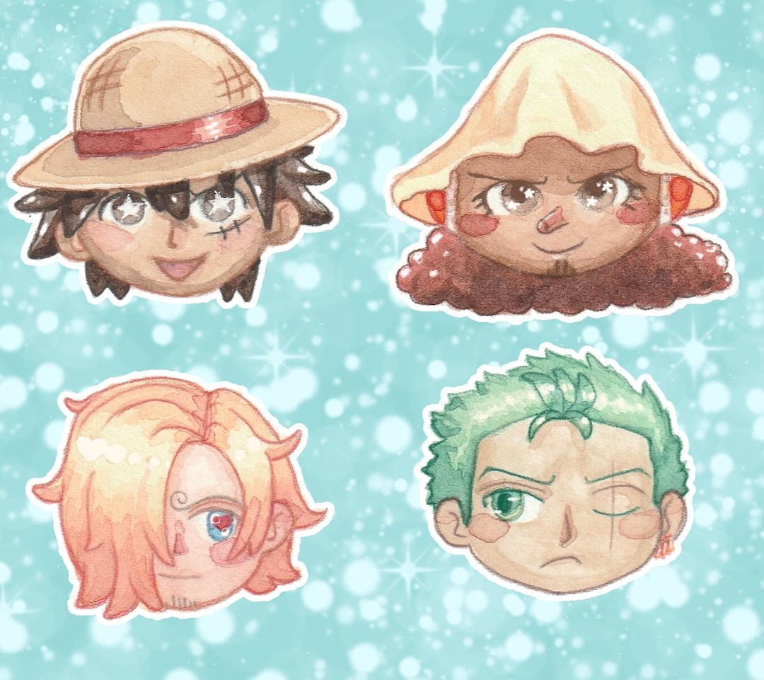 One Piece Strawhats Crew Stickers - Etsy