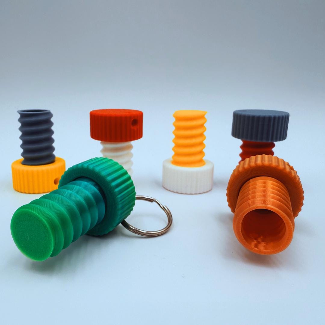 Bolt Container Keychain, Stash Container, Secret Storage Container - Etsy