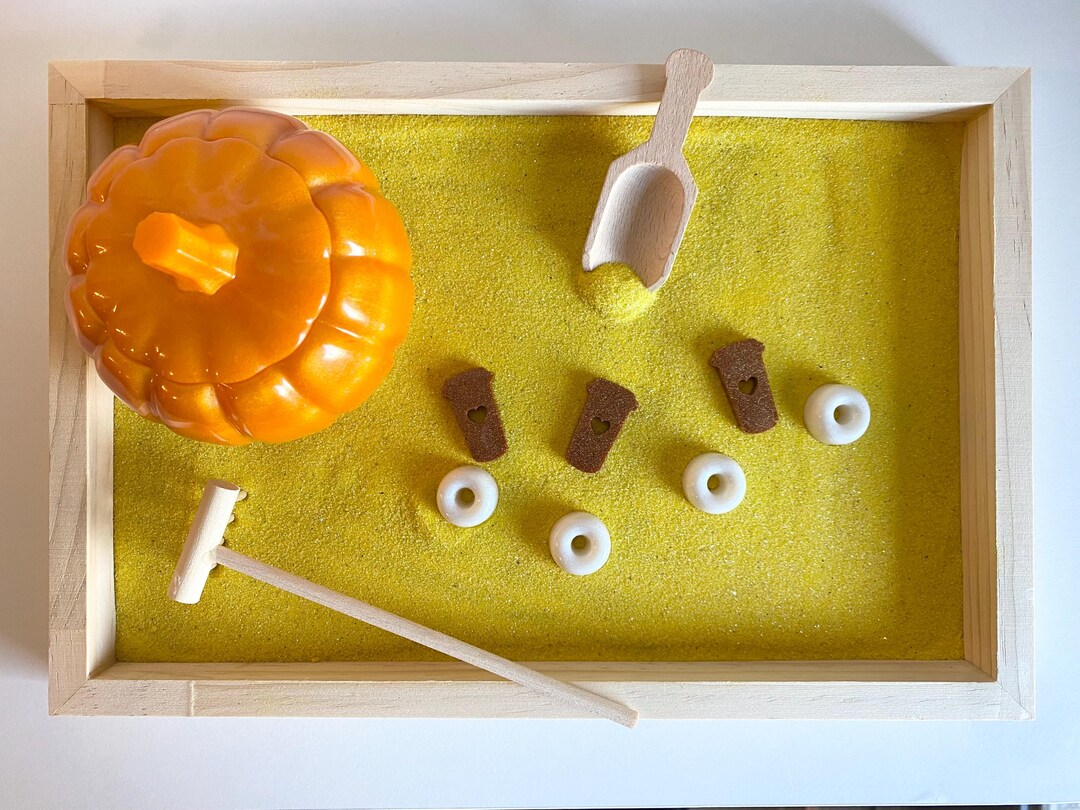 Pumpkin Spice Latte Zen Garden, Sensory Fidget Toy (12x8x1) - Etsy