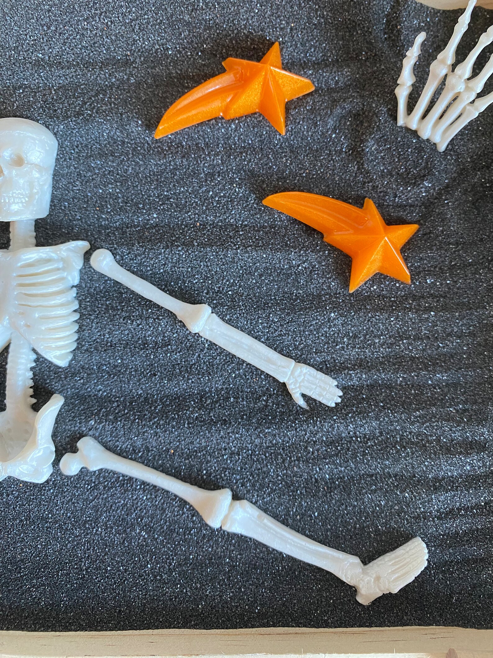 Skeleton Halloween Zen Garden Large 12" X 8" X 1" Zen and Sensory - Etsy
