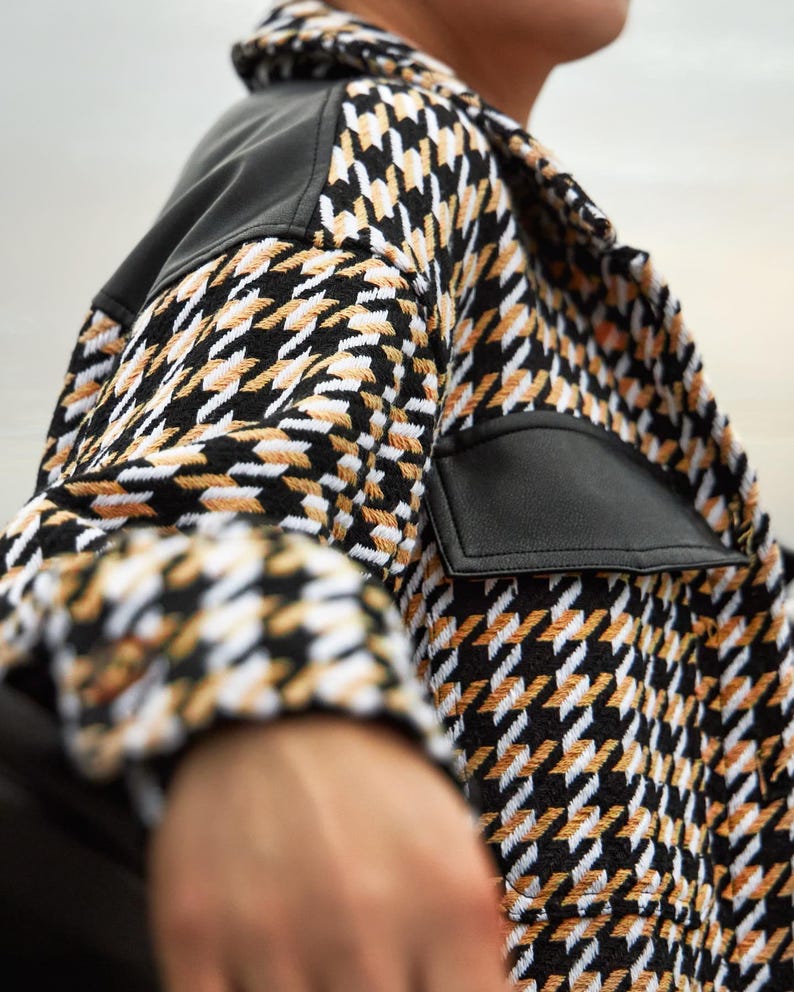 Houndstooth Jacket - Etsy