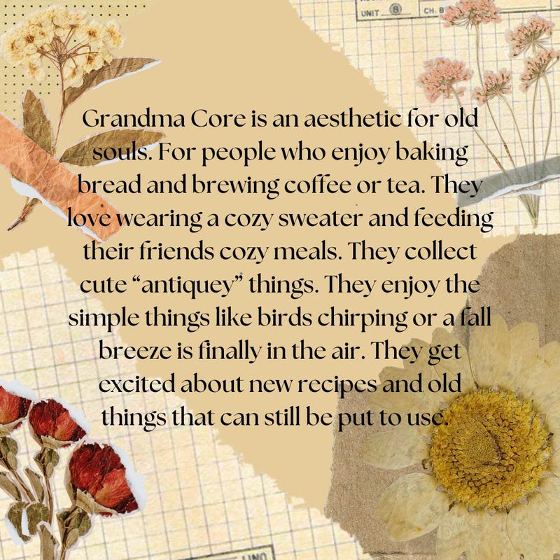 Grandmacore - Etsy