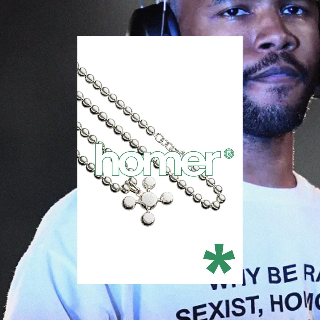 Frank Ocean Homer Chain Custom Wall Art - Etsy