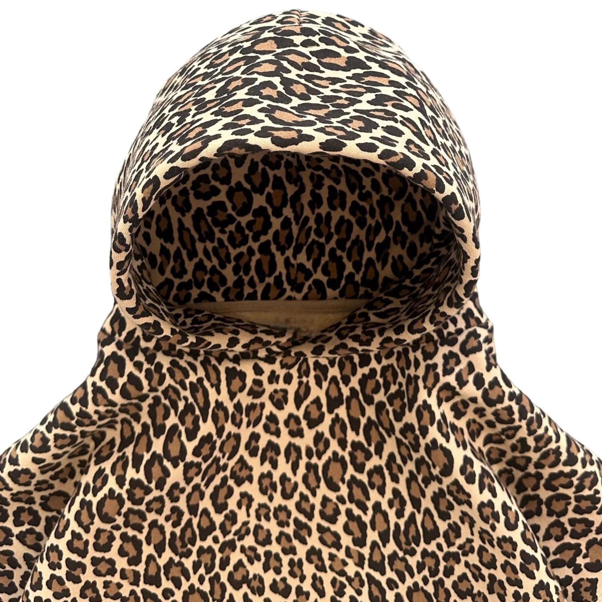 Leopard Print Hoodie Sweatshirt - Oversized Trendy Pullover Leopard Print Hoodie Sweatshirt - Oversized Trendy Pullover