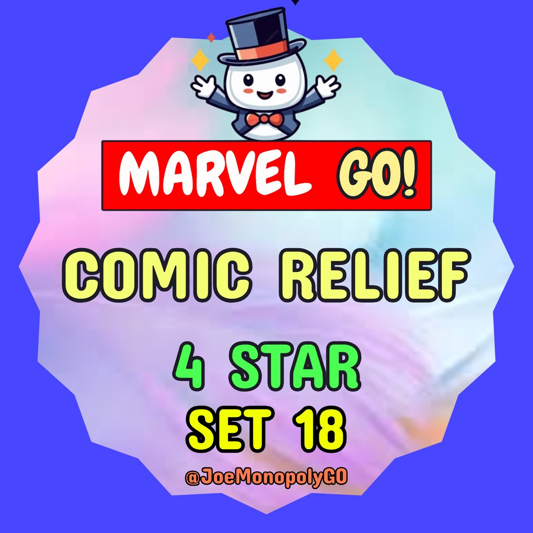 Monopolygo Comic Relief Set 18 - Etsy