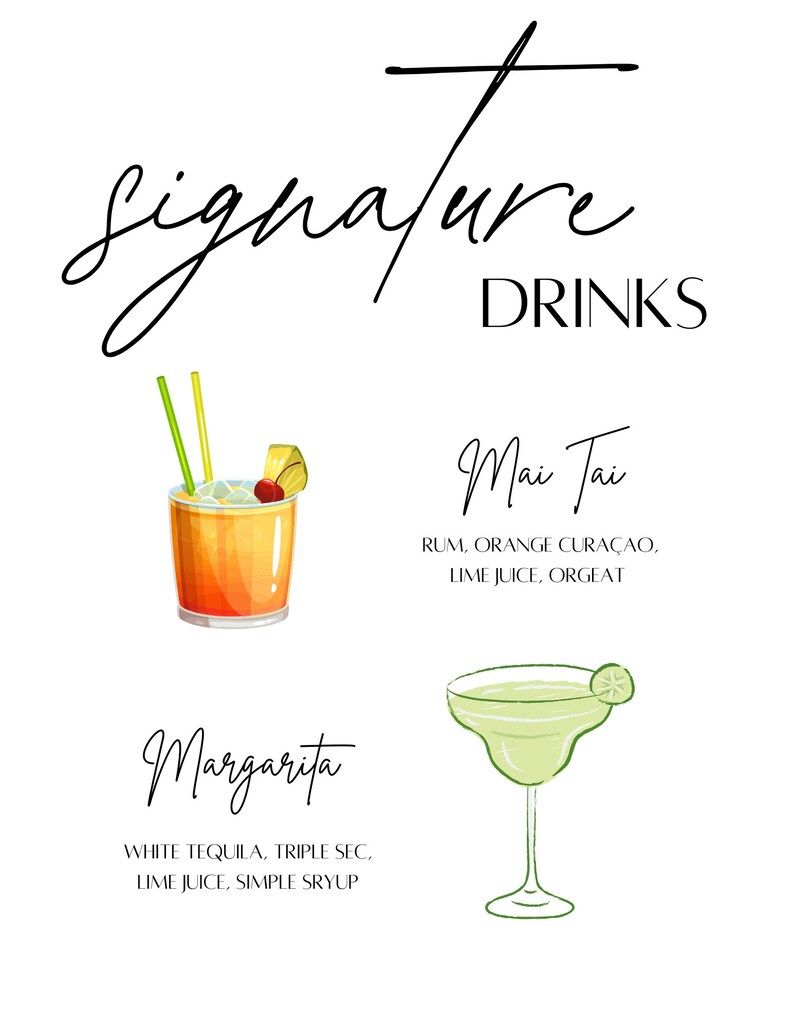 Cocktail Sign - Etsy