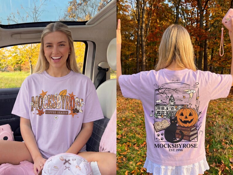 Comfort Colors 1717 T-shirt Mockup Bundle, Fall Halloween Front and ...