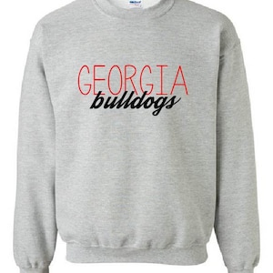 Georgia Bulldogs - University of Georgia UGA Sweatshirt - College ...