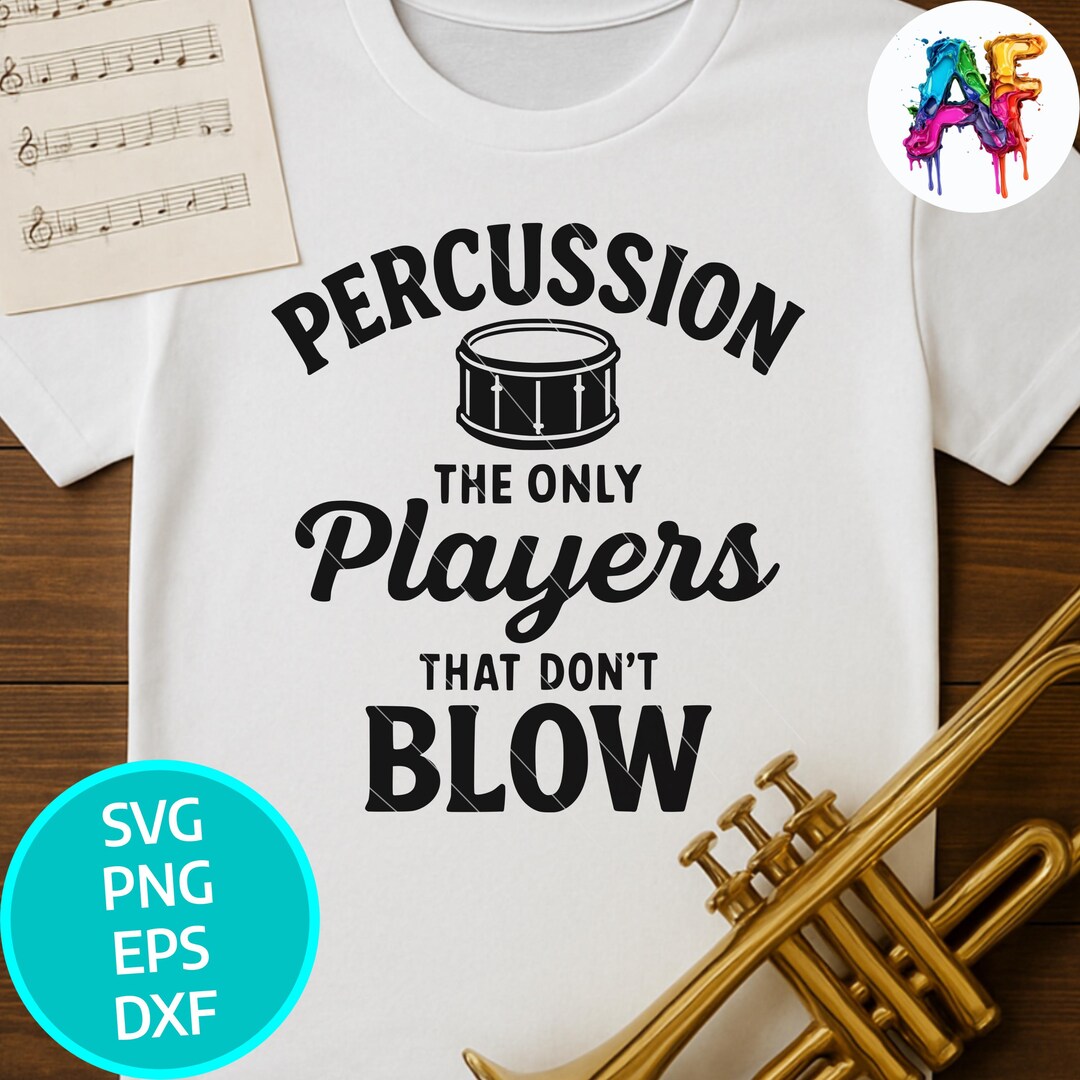 Funny Percussionist SVG: Marching Band Drummer Design (cricut ...