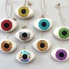 Evil Eye Ornament | Felt Handmade Ornament | Felt Evil Eye | Christmas ...