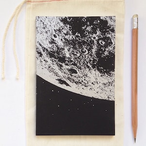 Moon Journal, Small Moon Notebook, Moon Sketchbook, Blank Journals ...