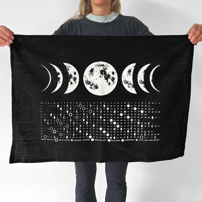 2026 Linen Calendar Towel - Etsy