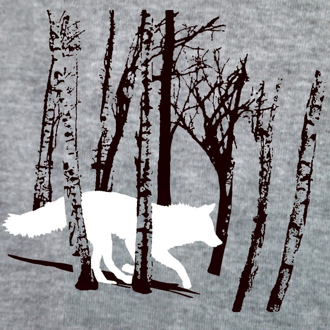 Kids Blue Fox T-Shirt kids blue wolf t-shirts winter is | Etsy