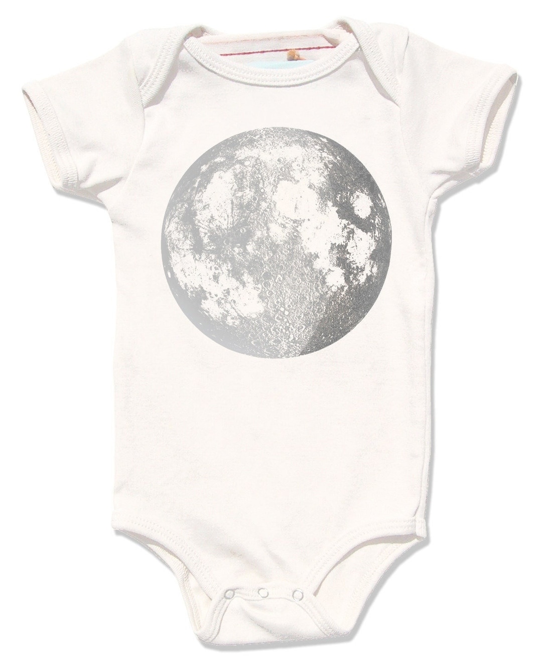 Organic Baby Clothes, Baby Moon Onesie, Moon Bodysuit, Full Moon ...