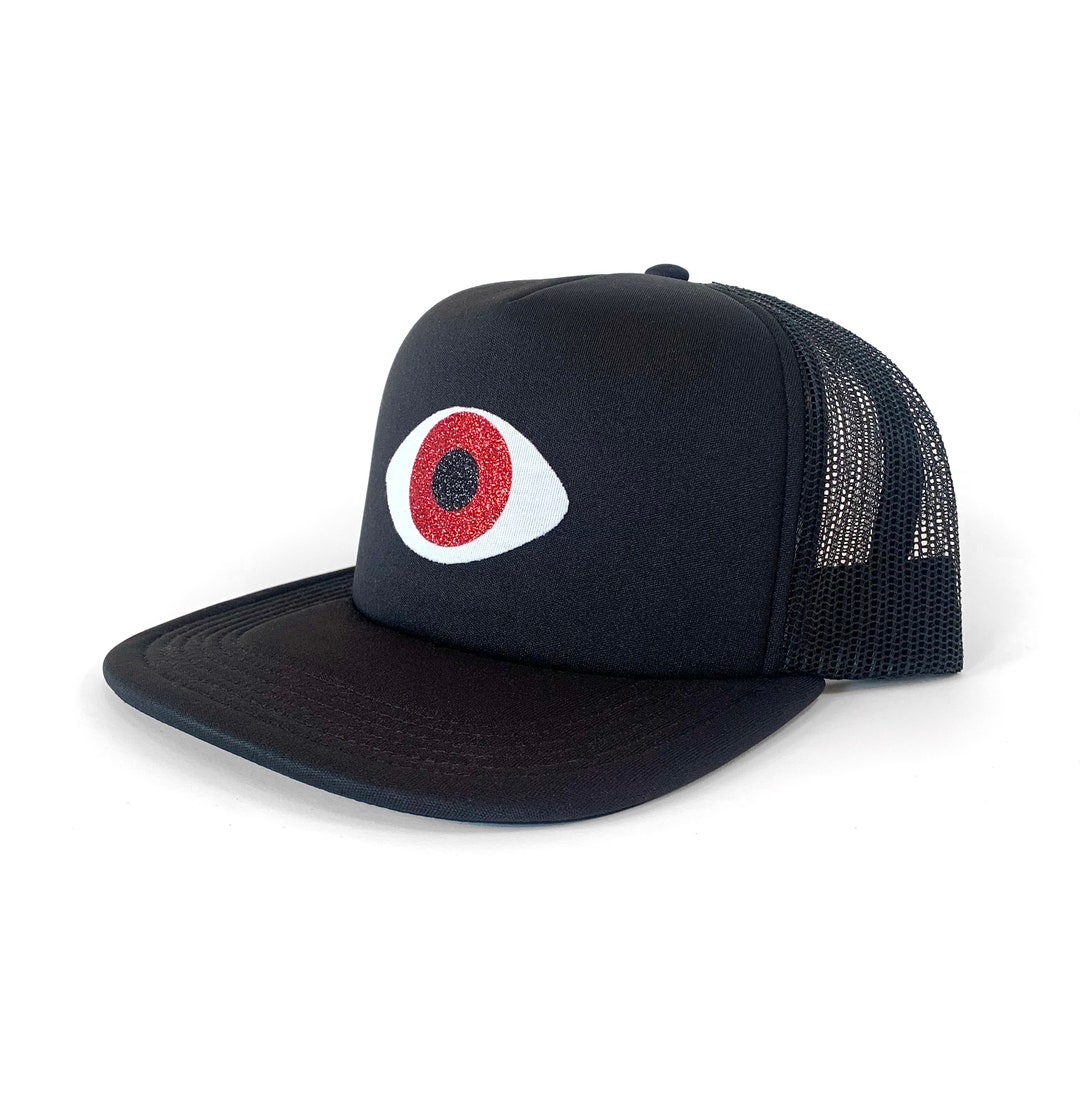 Glitter Third Eye Trucker Hat: Unisex Adjustable Good Karma Gift - Etsy
