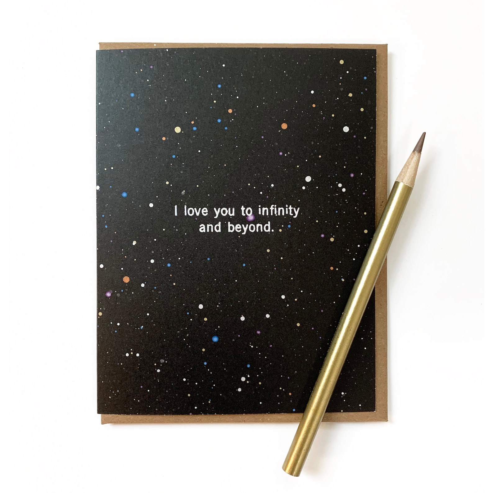 Infinity Love Card: Hand-painted Space Anniversary Card - Etsy