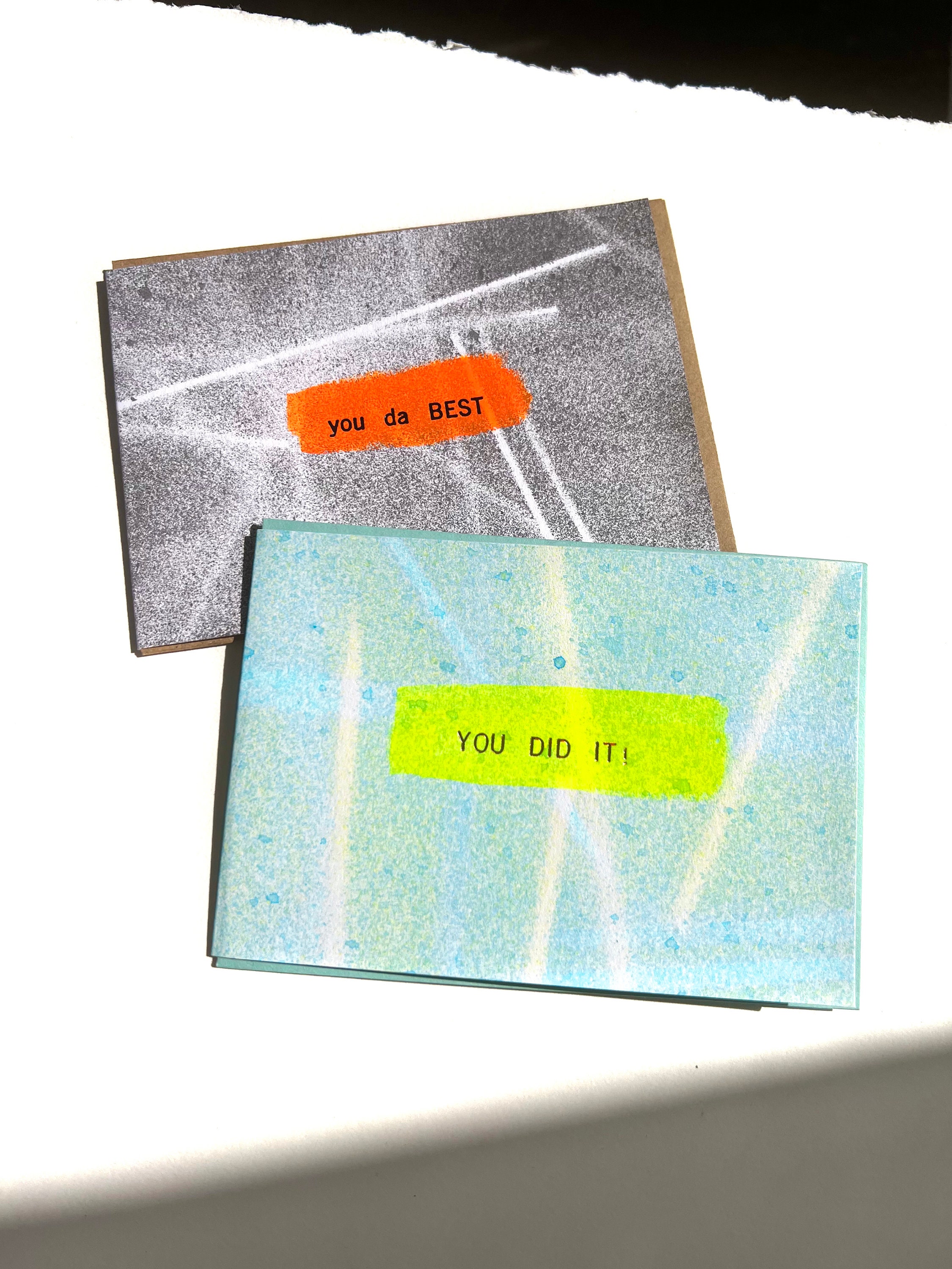 You Da BEST! Congratulations Card, Congrats Graduate Card, Handmade ...