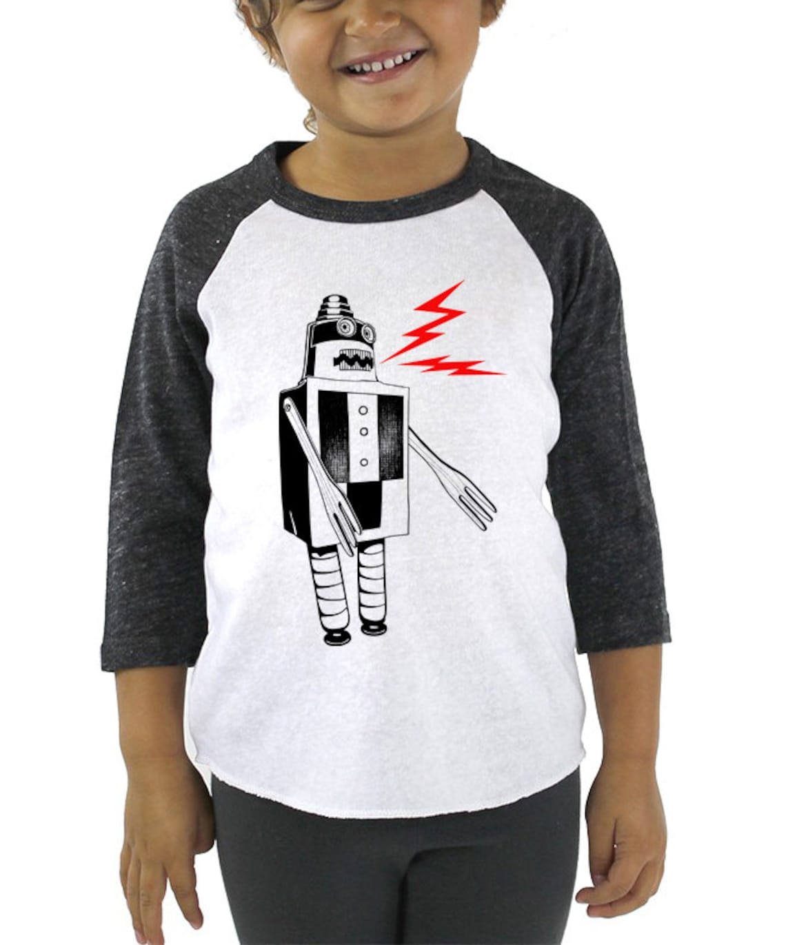 Buldabot Robot Shirt: Unisex Triblend Raglan Tee, Dad Gift - Etsy